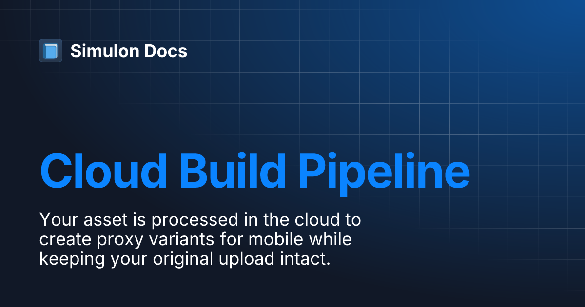 Simulon Asset Pipeline | Simulon Custom Asset Guide